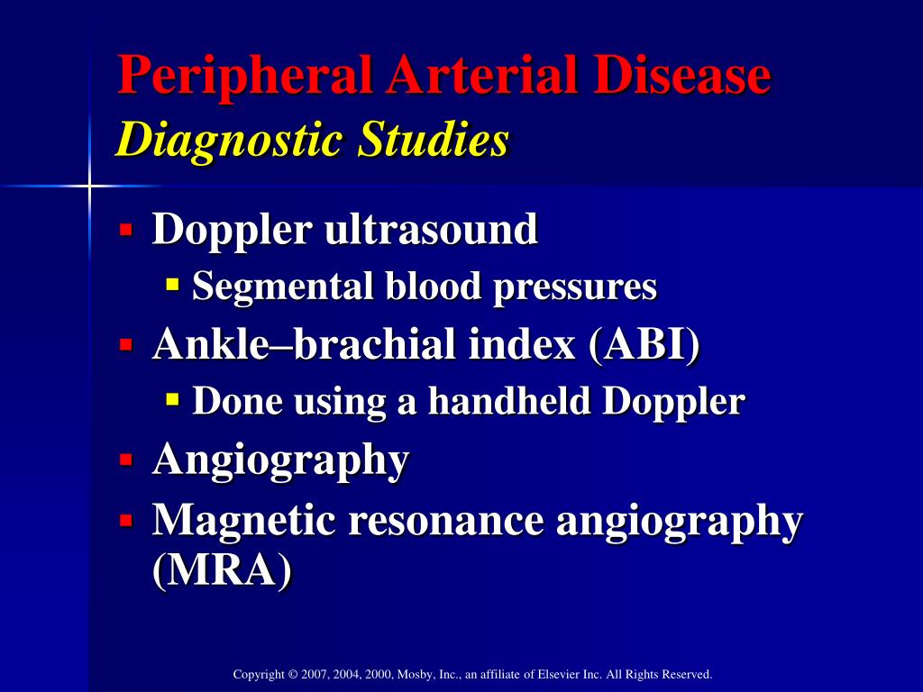 PPT - Focus on Peripheral Arterial Disease of the Lower Extremities ...