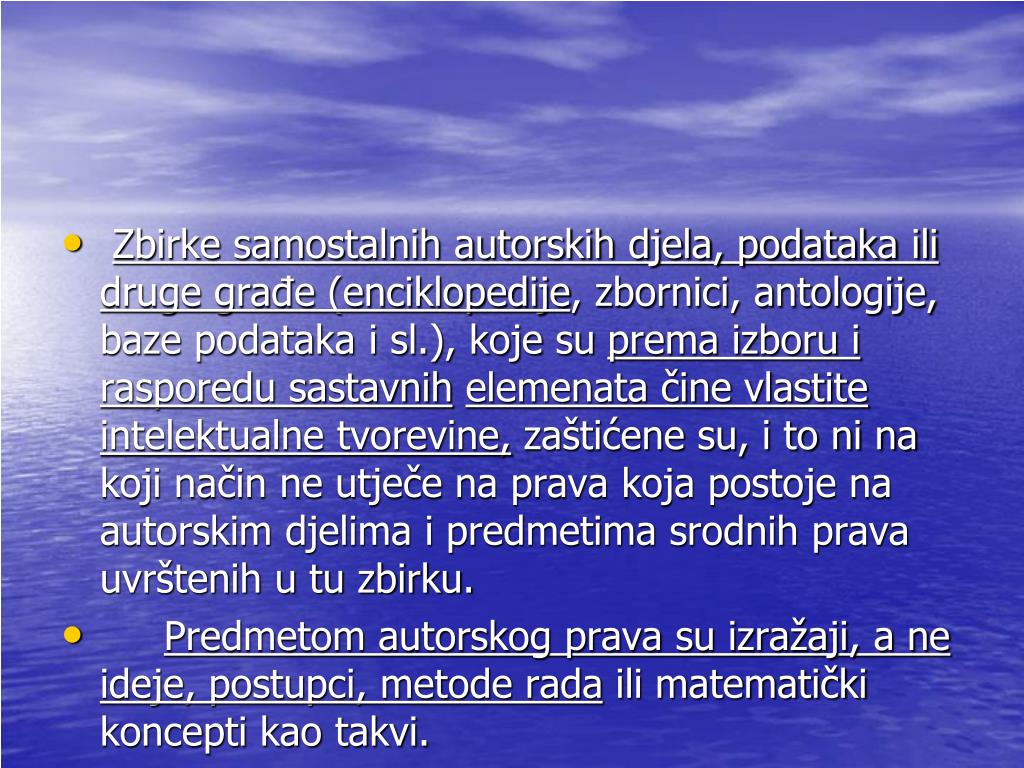 PPT - ORIGINALNOST INTELEKTUALNE TVOREVINE I KREATIVNOST KOD AUTORSKOG ...