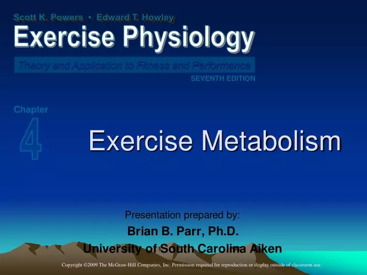 PPT - Exercise Metabolism PowerPoint Presentation, free download - ID ...