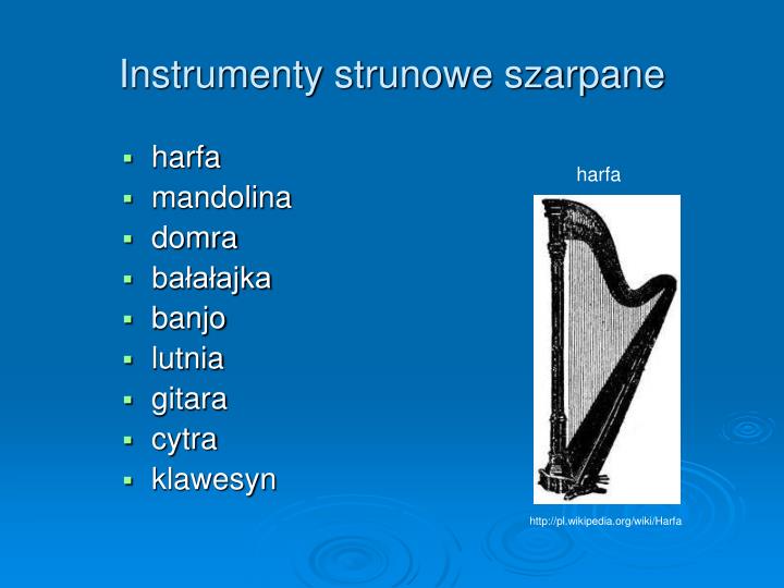 PPT - INSTRUMENTY MUZYCZNE PowerPoint Presentation - ID:4482820