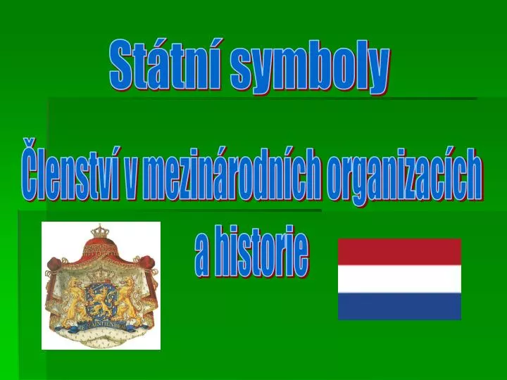 PPT - Státní symboly PowerPoint Presentation, free download - ID:4483506