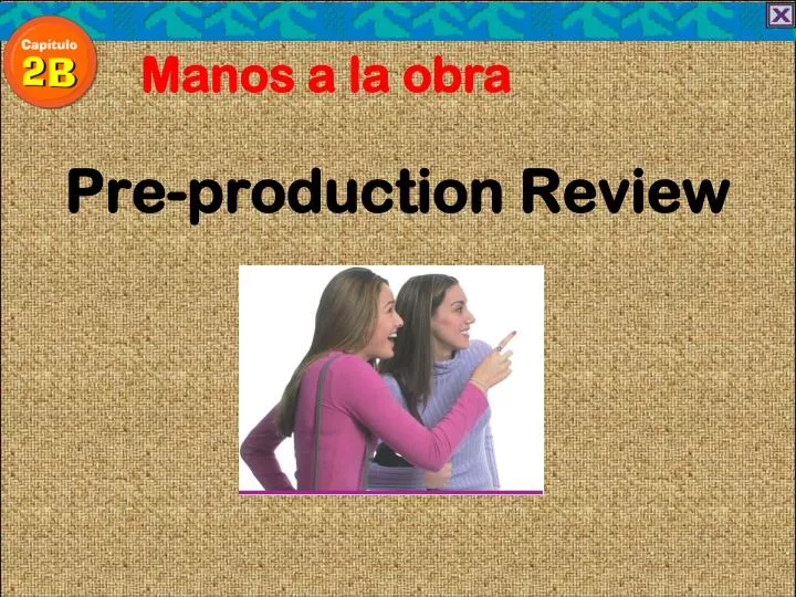 PPT - Pre-production Review PowerPoint Presentation, free download - ID ...