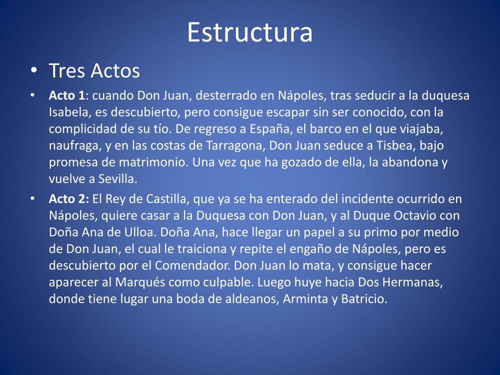 PPT - “El burlador de Sevilla y convidado de piedra ” PowerPoint ...