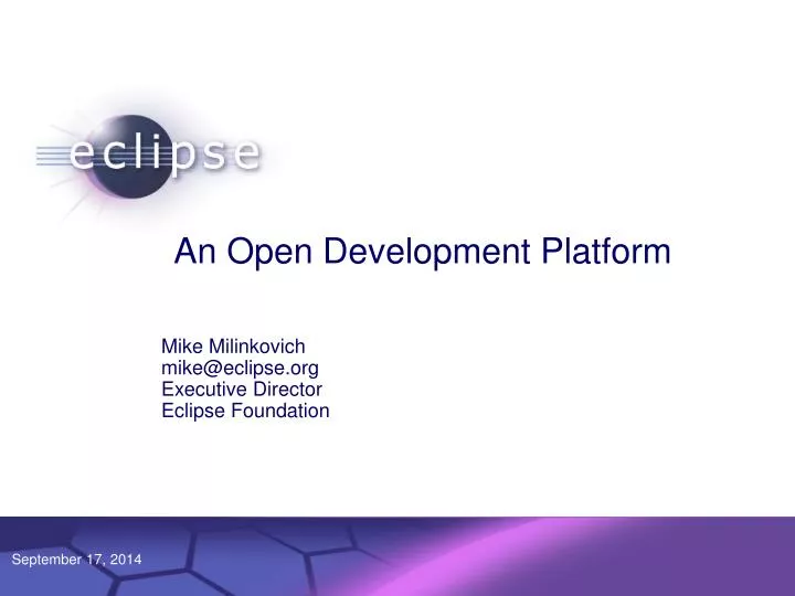 PPT - An Open Development Platform PowerPoint Presentation, free ...
