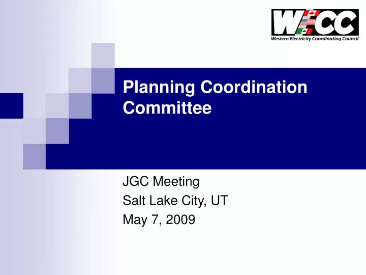 PPT - Planning Coordination Committee PowerPoint Presentation, free ...