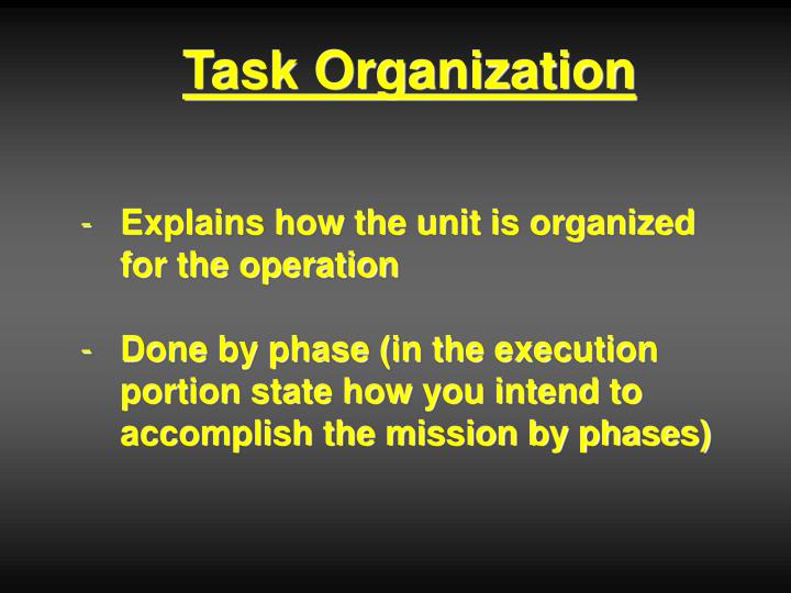 PPT - OPERATIONS ORDER (SMEAC) UT1(SCW) Godfrey PowerPoint Presentation ...