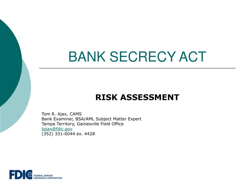 PPT - BANK SECRECY ACT PowerPoint Presentation, free download - ID:4491371 PPT - BANK SECRECY ACT PowerPoint Presentation, free download - ID:4491371