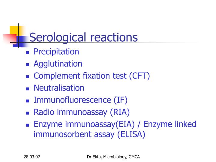 PPT - Serological Reactions PowerPoint Presentation - ID:4491488