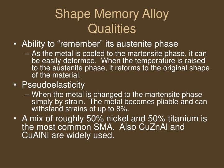 PPT - Shape Memory Alloys PowerPoint Presentation - ID:4491882
