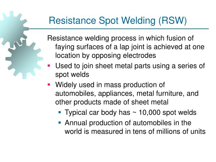 PPT - WELDING PROCESSES PowerPoint Presentation - ID:4492187