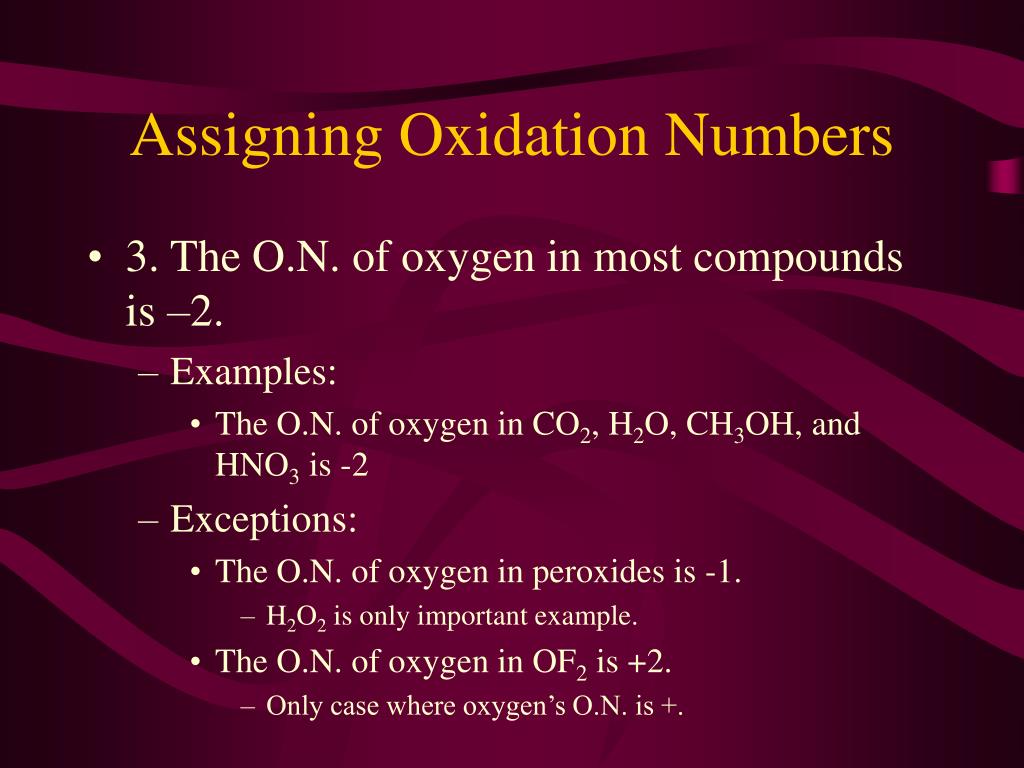 PPT - Oxidation Numbers and Redox Reactions PowerPoint Presentation, free download - ID:4492830