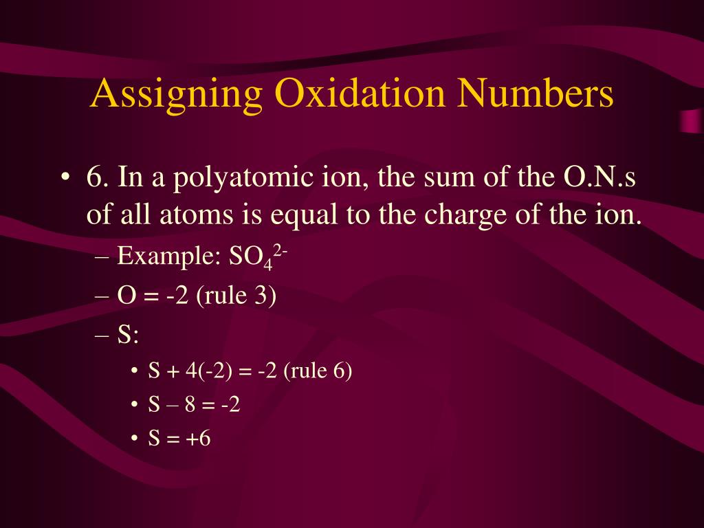 PPT - Oxidation Numbers and Redox Reactions PowerPoint Presentation ...