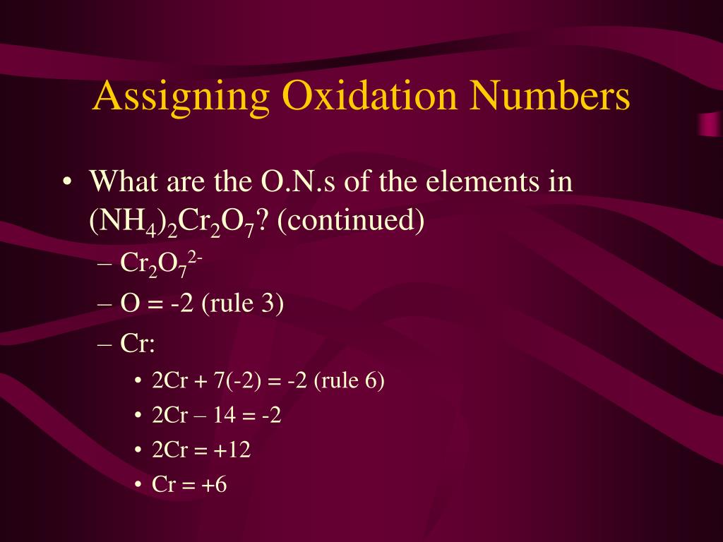 PPT - Oxidation Numbers and Redox Reactions PowerPoint Presentation ...
