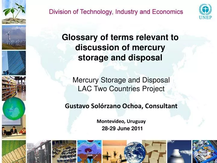 PPT - Glossary of terms relevant to discussion of mercury storage and ...