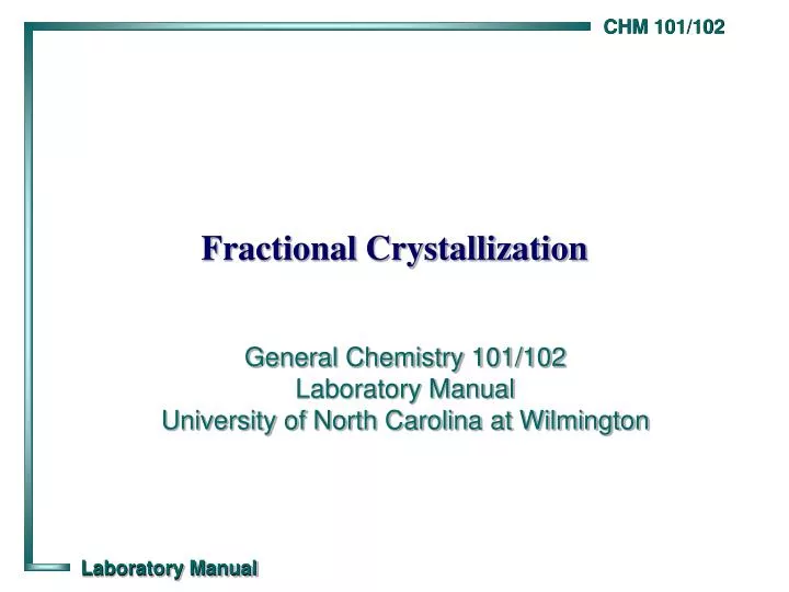 PPT - Fractional Crystallization PowerPoint Presentation, free download ...