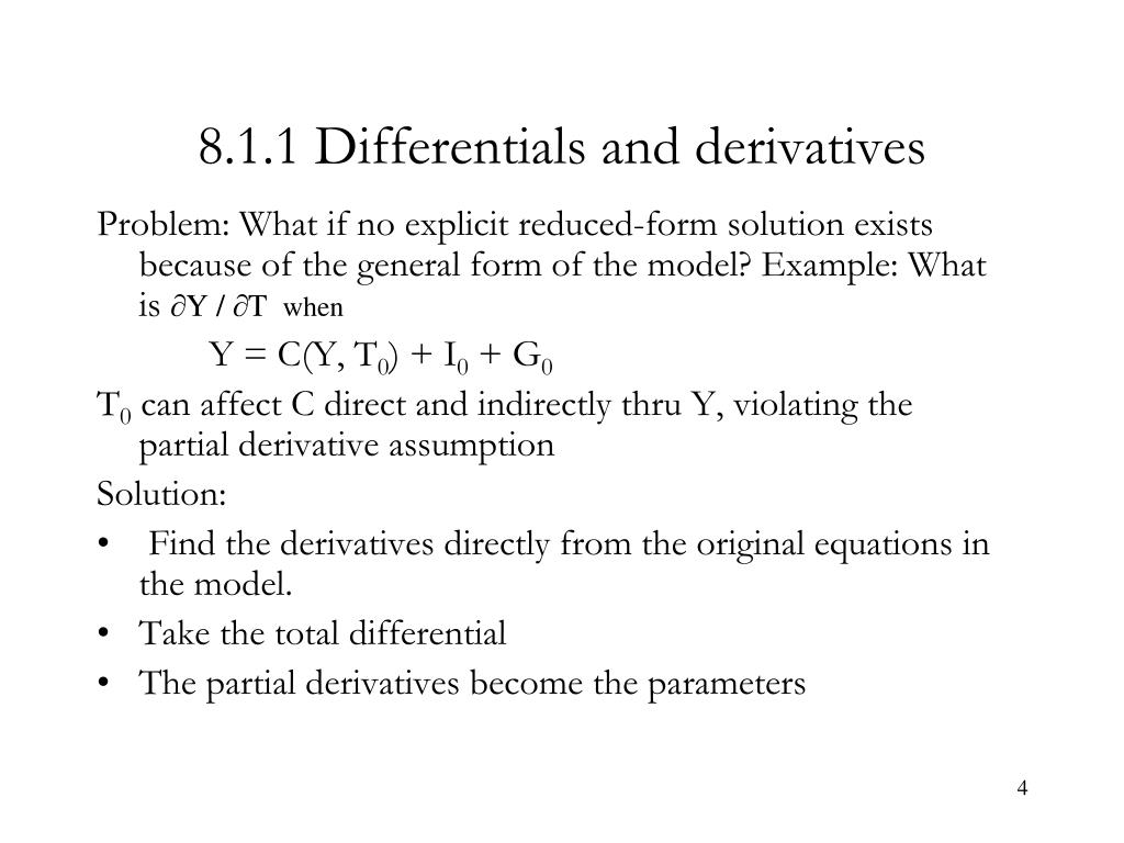 Ppt Ch 8 Comparative Static Analysis Of General Function Models Powerpoint Presentation Id