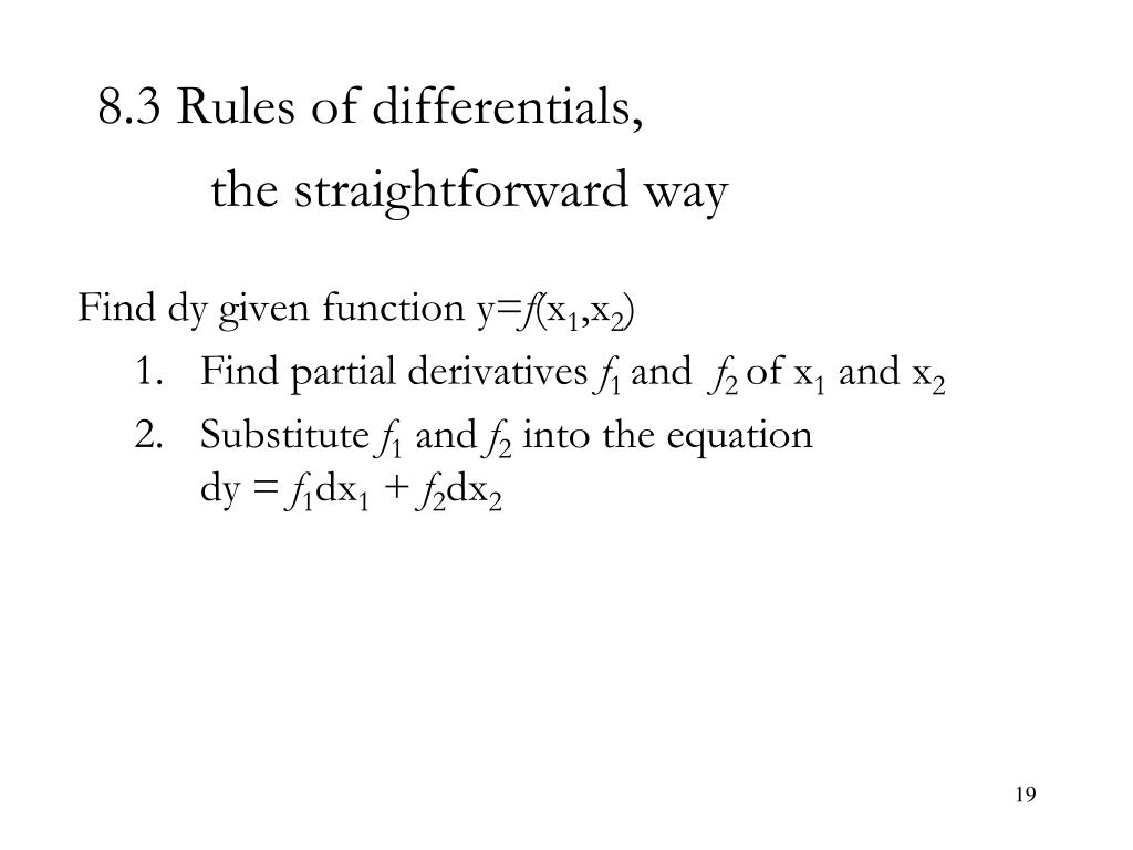 Ppt Ch 8 Comparative Static Analysis Of General Function Models Powerpoint Presentation Id