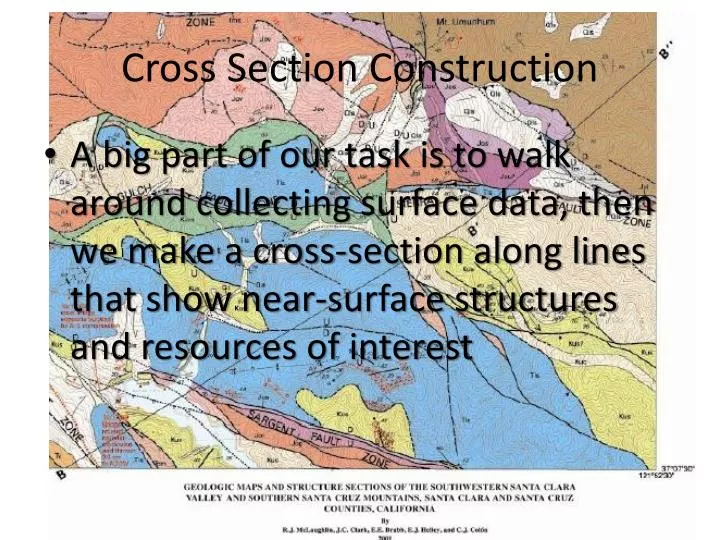 Cross Section Construction Ppt