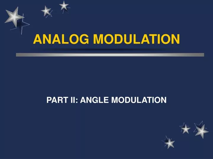 Ppt Analog Modulation Powerpoint Presentation Free Download Id 4495576