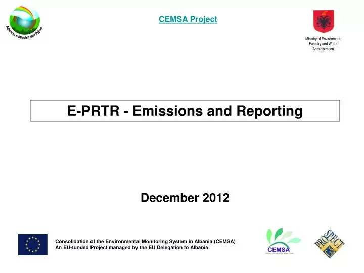 PPT - E-PRTR - Emissions and Reporting PowerPoint Presentation, free ...