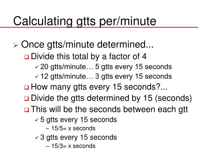 PPT - IV Administration – Dosage Calculation PowerPoint Presentation ...