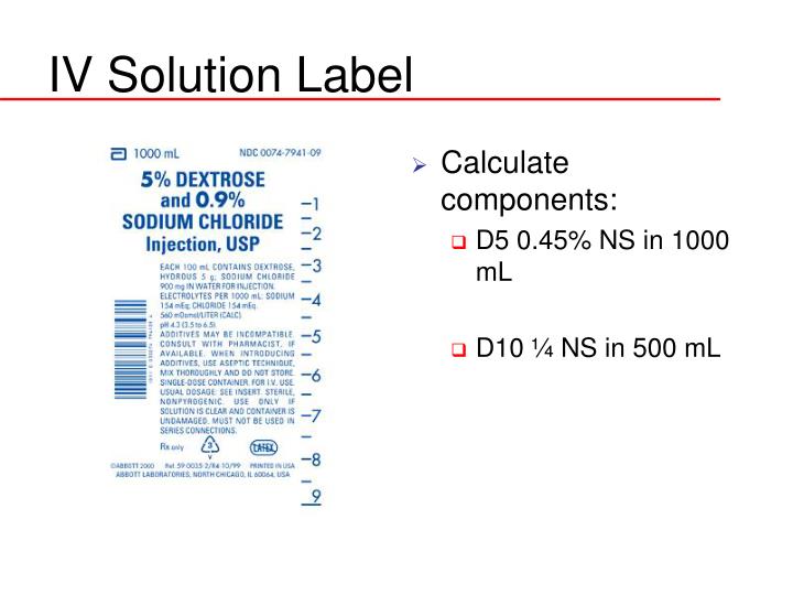 PPT - IV Administration – Dosage Calculation PowerPoint Presentation ...