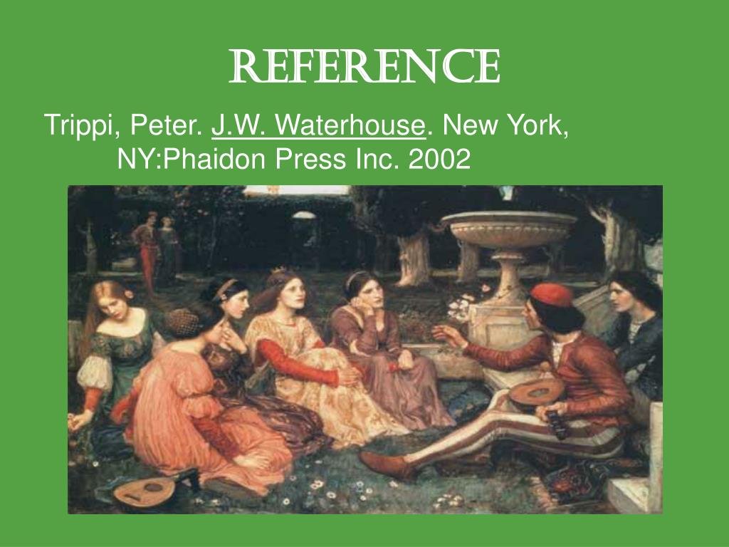 PPT - J.W. Waterhouse The Artist and His Art PowerPoint Presentation ...