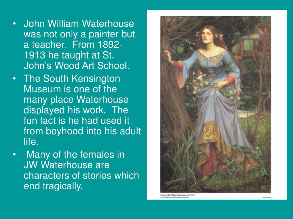PPT - J.W. Waterhouse The Artist and His Art PowerPoint Presentation ...