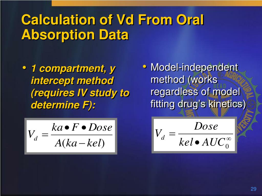 PPT - Principles of Pharmacokinetics Pharmacokinetics of Oral ...