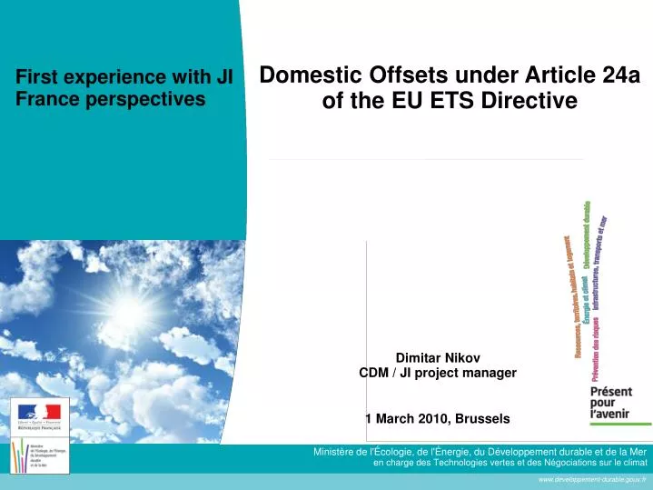 PPT - Domestic Offsets under Article 24a of the EU ETS Directive ...