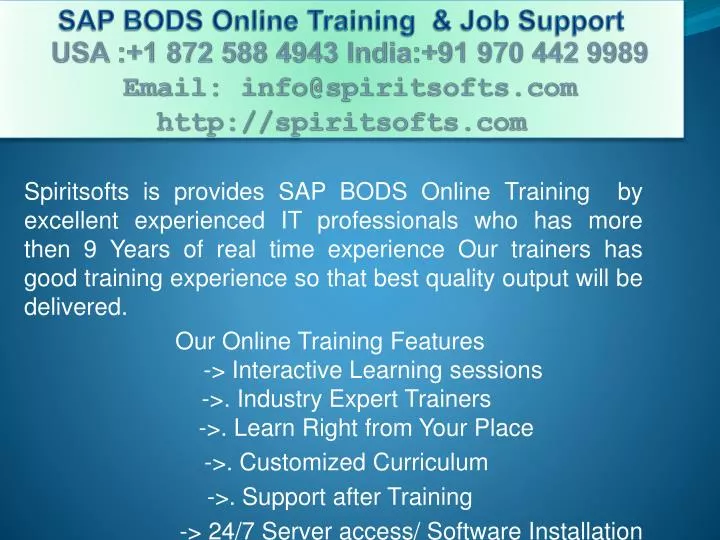 PPT - SAP BODS Online Training | SAP BODS Job Support PowerPoint ...