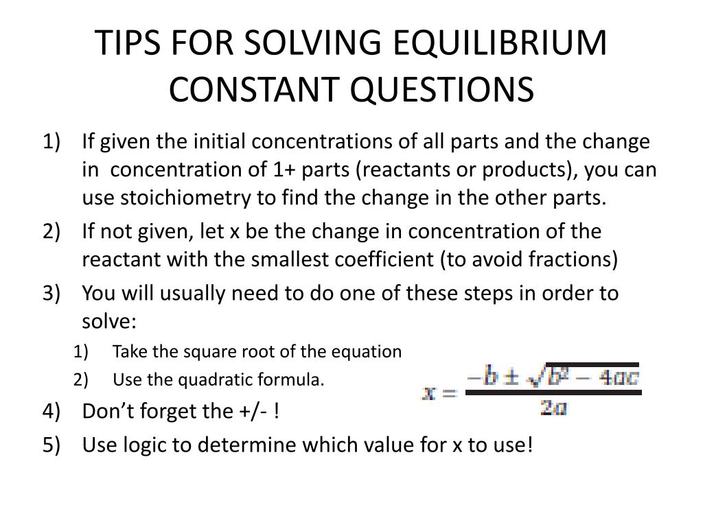 PPT - The Equilibrium Constant PowerPoint Presentation, free download ... PPT - The Equilibrium Constant PowerPoint Presentation, free download ...