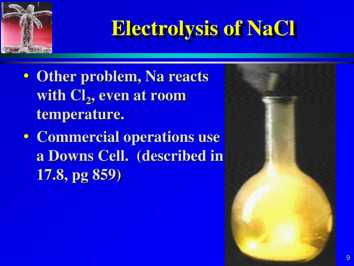PPT - 17.7-8 Electrolysis & Applications PowerPoint Presentation - ID ...