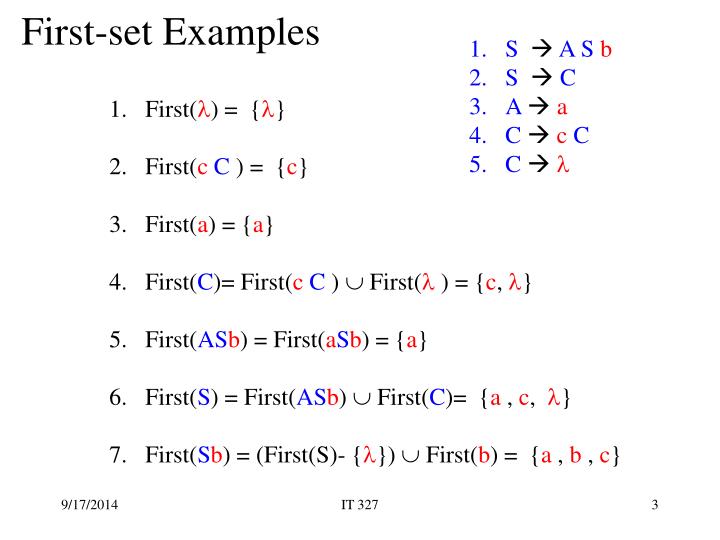 PPT - How to construct an LL(1) parsing table ? PowerPoint Presentation ...