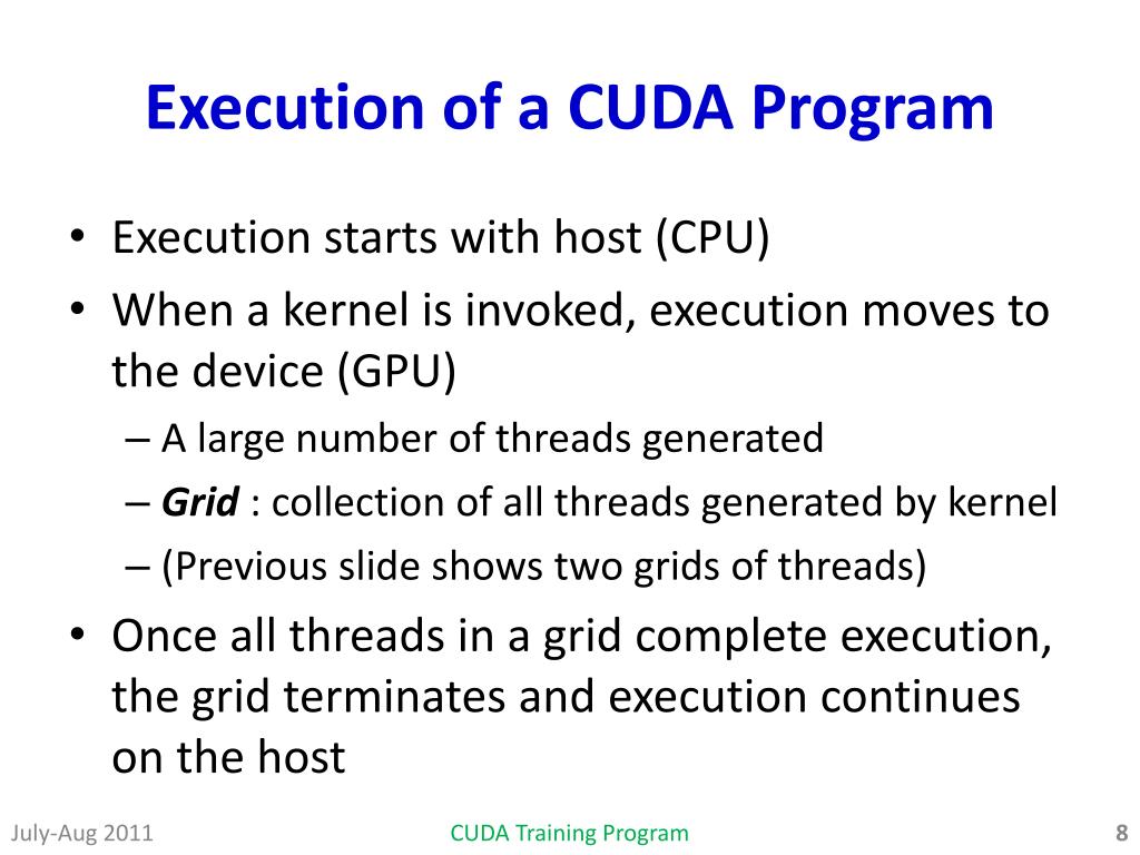 Ppt Training Program On Gpu Programming With Cuda Powerpoint Presentation Id4501047
