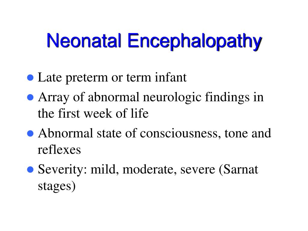 PPT - Neonatal Encephalopathy: The Relationship to Cerebral Palsy ...