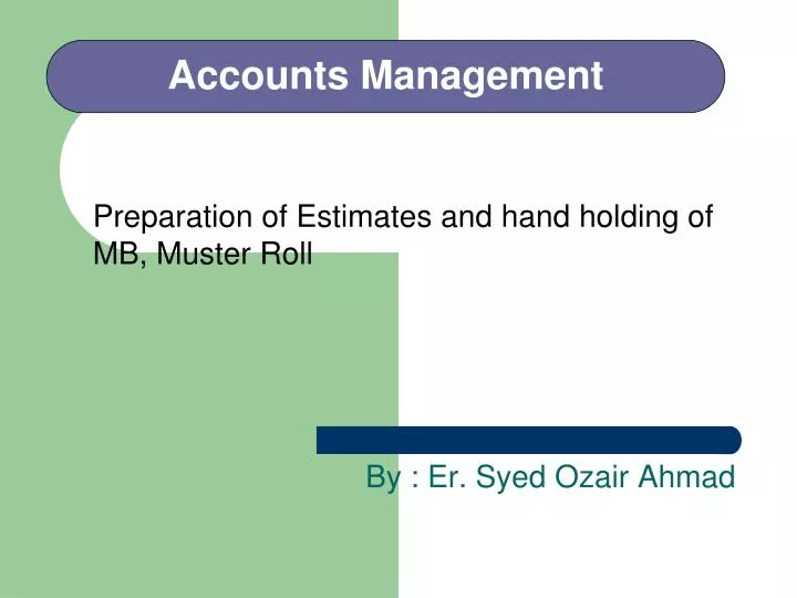 PPT - Accounts Management PowerPoint Presentation, free download - ID ...