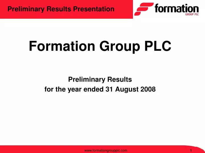 PPT - Preliminary Results Presentation PowerPoint Presentation, free ...