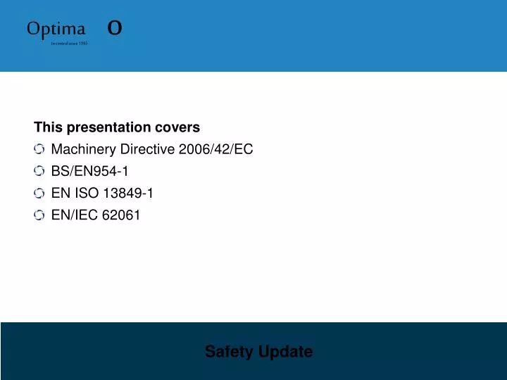PPT - Safety Update PowerPoint Presentation, free download - ID:4502768