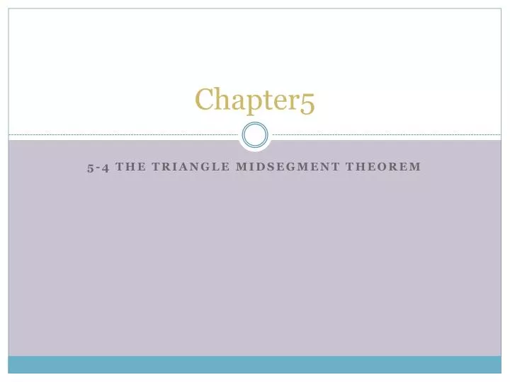 PPT - Chapter5 PowerPoint Presentation, free download - ID:4504088