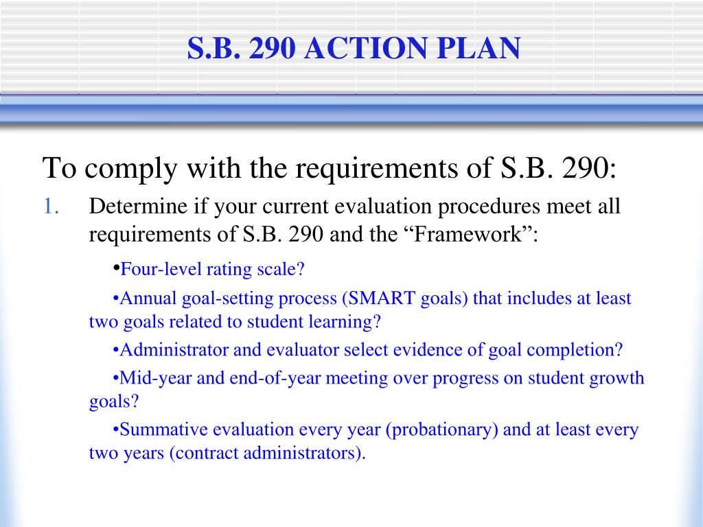 PPT - Administrator Evaluation Requirements Post-S.B.290 PowerPoint ...
