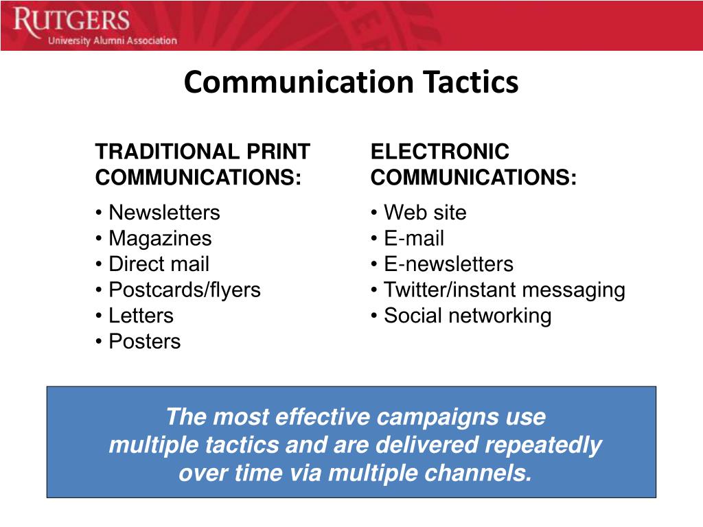 PPT - Reviving Traditional Alumni Communications: Proven Strategies and ...