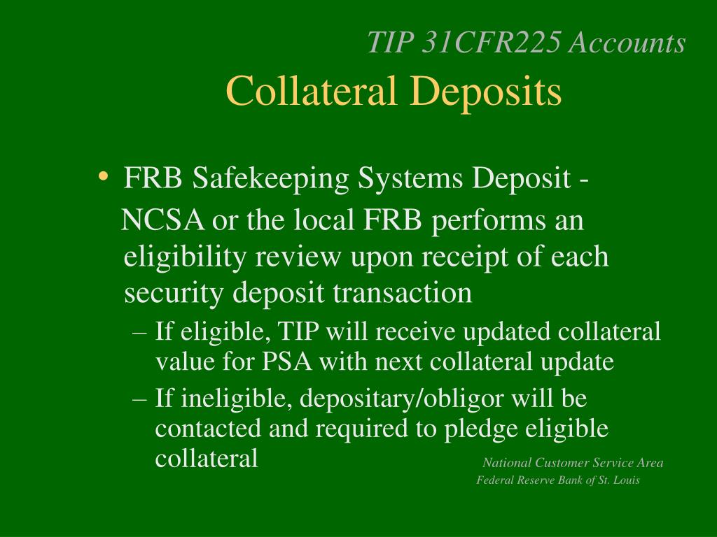 PPT - Department of the Treasury The Federal Reserve Bank PowerPoint ...