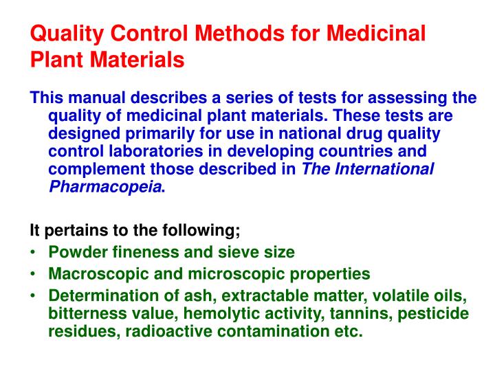 PPT - WHO Traditional Medicine Strategy and Guidelines PowerPoint ...