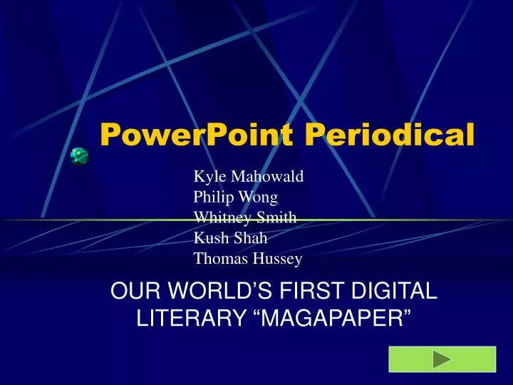 PPT - PowerPoint Periodical PowerPoint Presentation, free download - ID ...