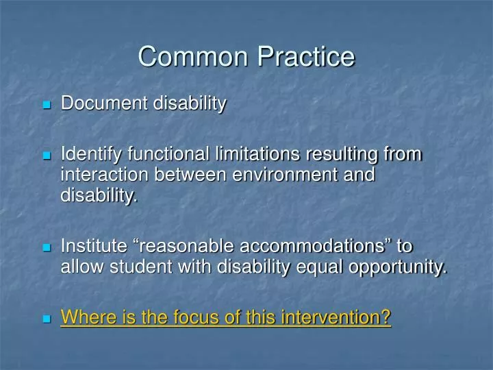 PPT - Common Practice PowerPoint Presentation, free download - ID:4506203