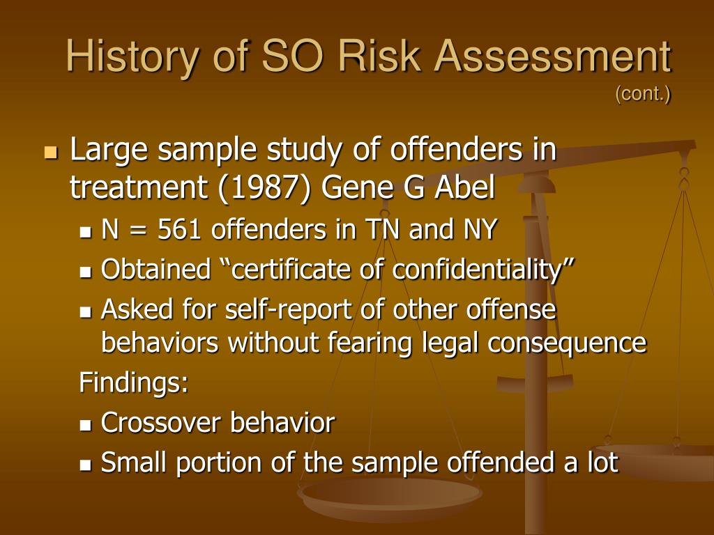 Ppt Sex Offender Risk Assessment Powerpoint Presentation Free