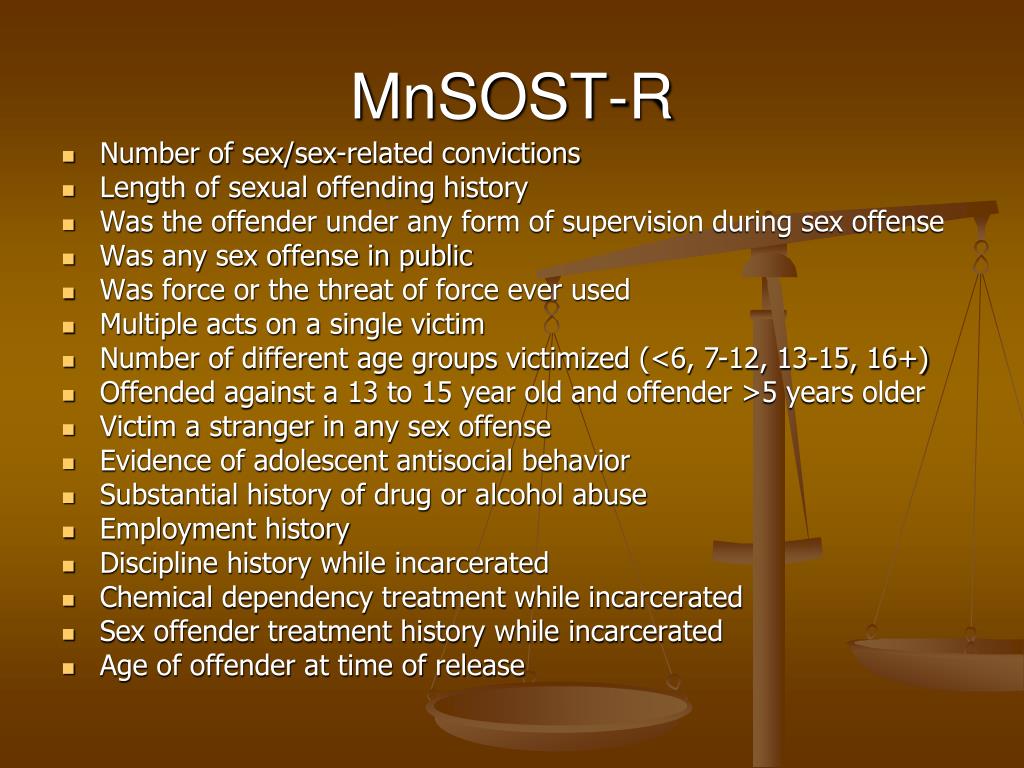 Ppt Sex Offender Risk Assessment Powerpoint Presentation Free