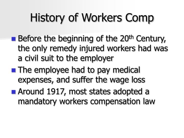 PPT - Workers Compensation PowerPoint Presentation - ID:4507113