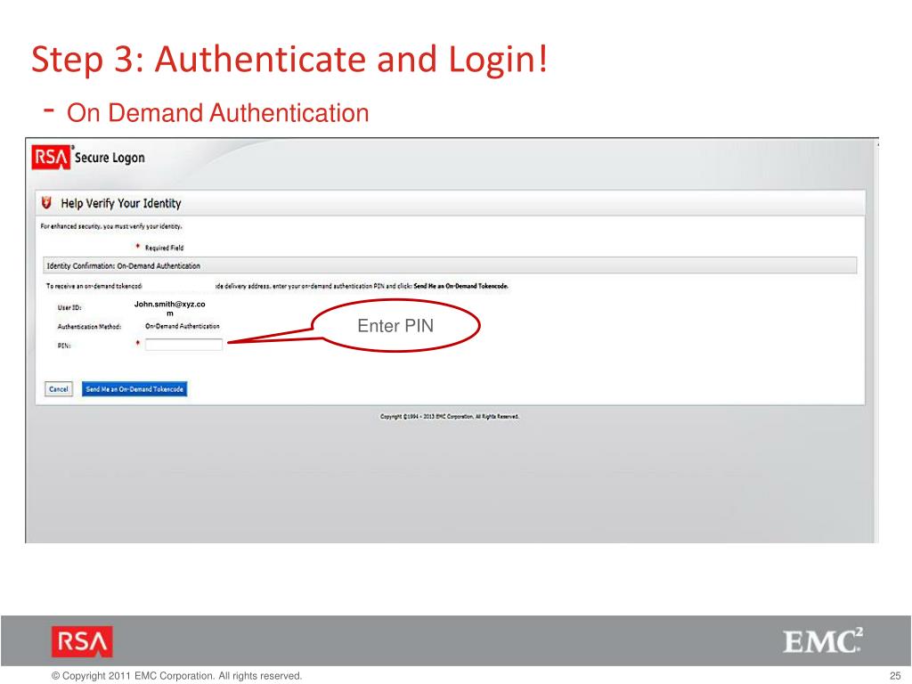PPT - RSA User Authentication Updates - Download Central - SecurCare ...